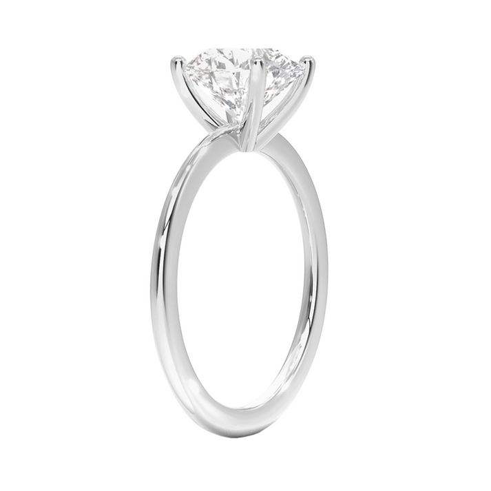 Eva ラウンドブリリアントカットソリティアリング | ラボグロウンダイヤモンド/ダイヤモンド 婚約指輪 – DIALLURE